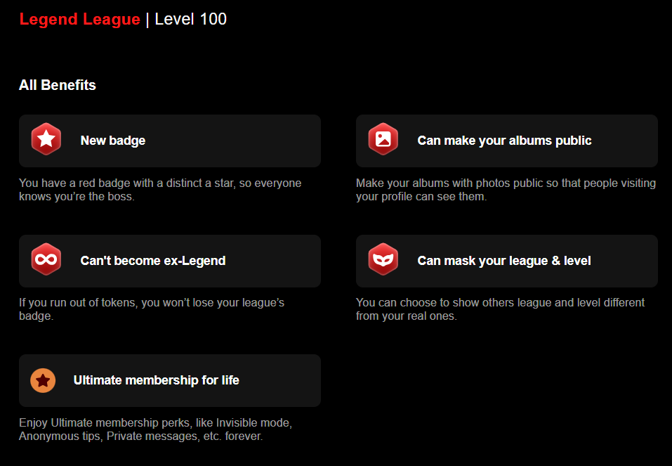 User level system explained – Stripchat FAQ